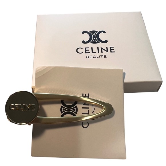 Celine | Accessories | Celine Luxe Gold Hair Pin Brand New In Box ...